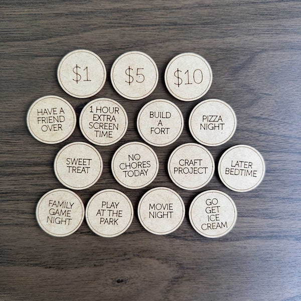 Easter Egg Hunt Reward Tokens (Set of 15) – Glowforge Shop