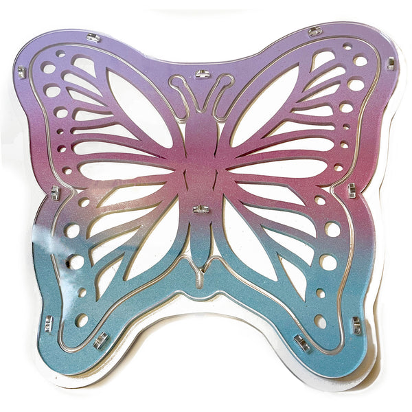 Enchanting Layered Butterfly Night Light using EL Wire - Butterfly Neo ...