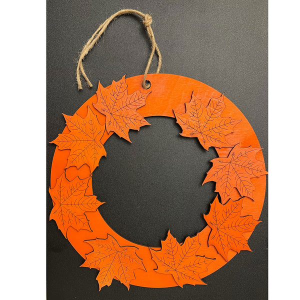 Family Tree Leaf Wreath – Glowforge Shop
