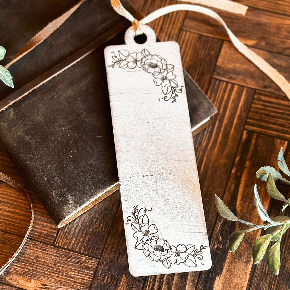 Floral Bookmark Version 2 – Glowforge Shop
