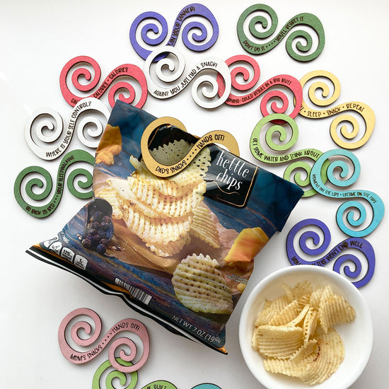 Funny Saying Snack Bag Clips (Set of 15) – Glowforge Shop
