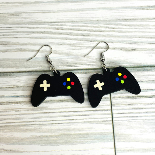 Game Controller Player Gamer Earrings – Glowforge Shop