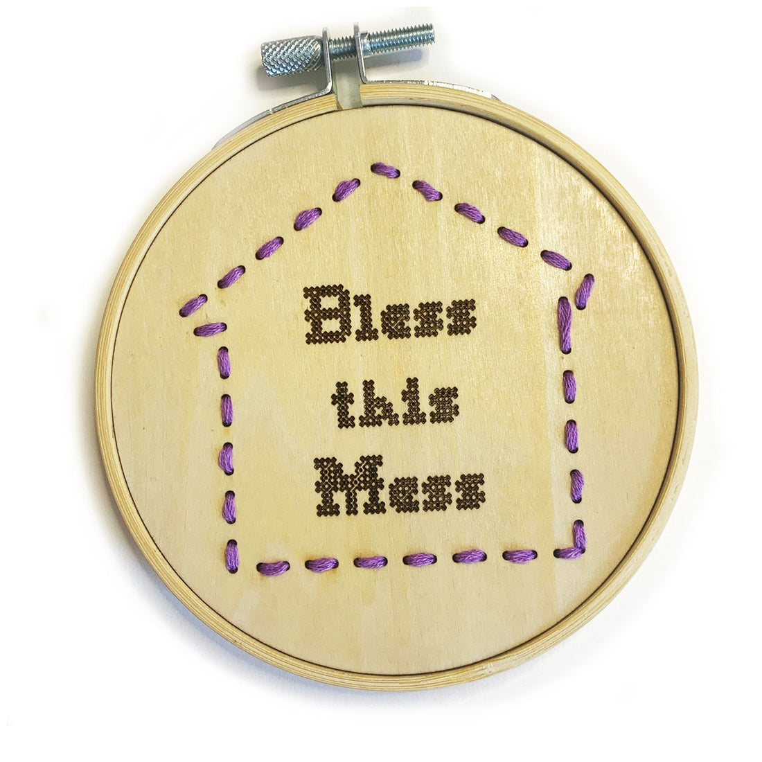 House Embroidery Hoop Wall Signs – Glowforge Shop