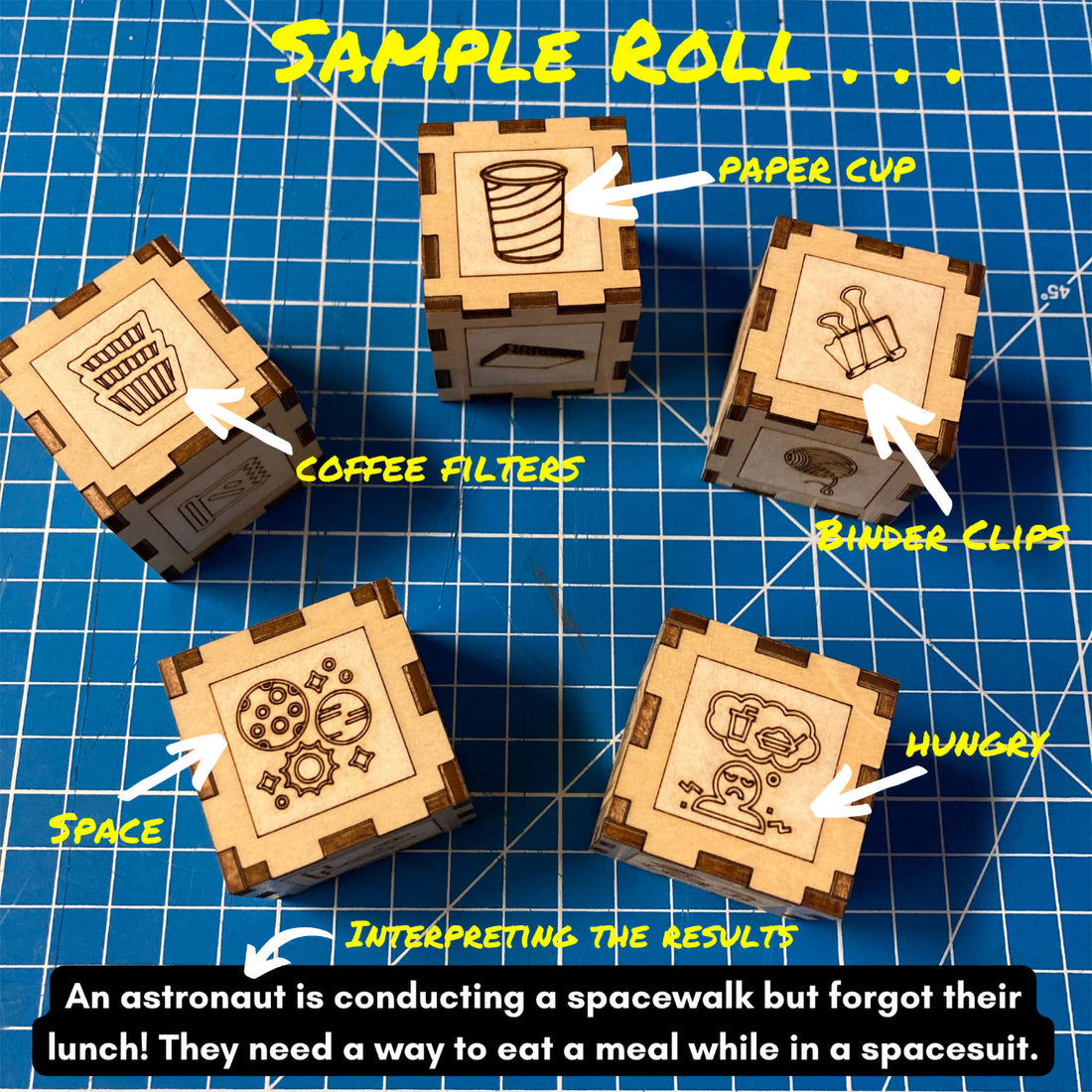 Makerspace Inventioneer Dice (Set of 6) – Glowforge Shop