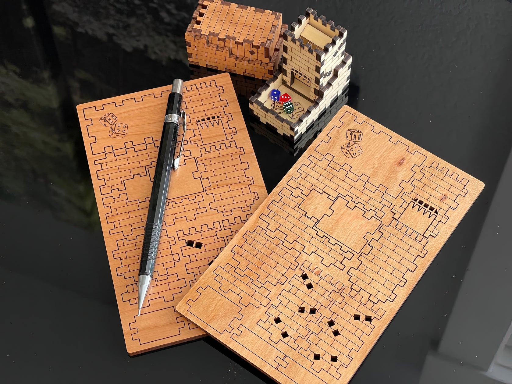 Micro Dice Tower – Glowforge Shop
