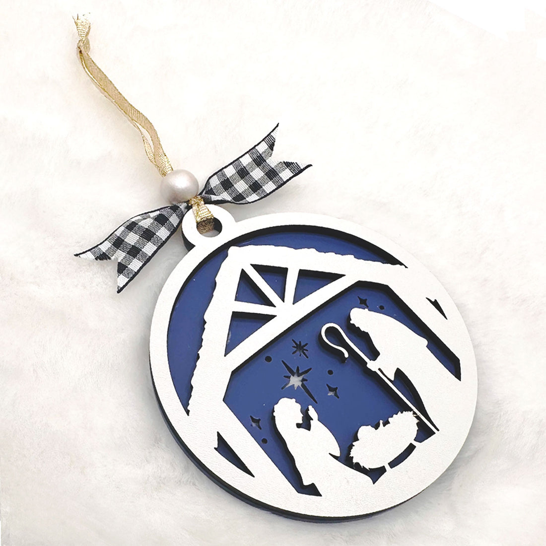 Nativity Christmas Ornament – Glowforge Shop