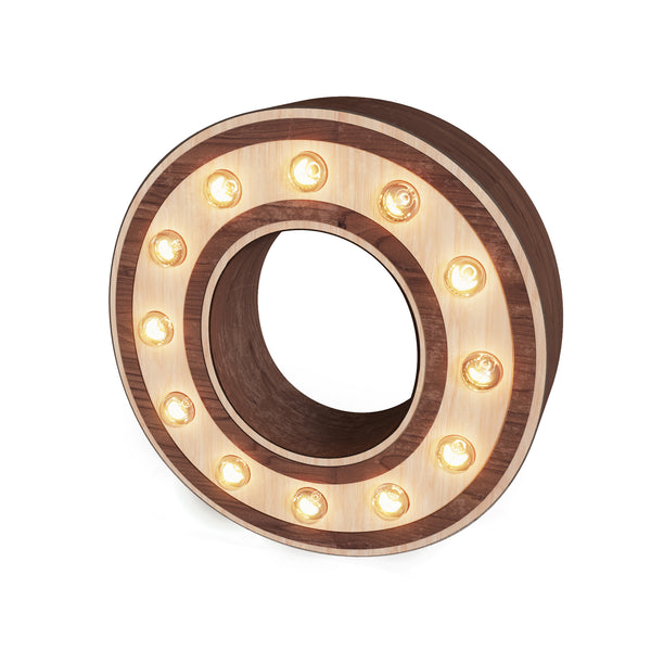 Light-up Marquee Letter Display "O" – Glowforge Shop