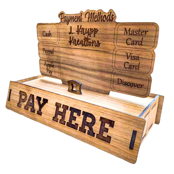 Raised Payment Method Stand – Glowforge Shop