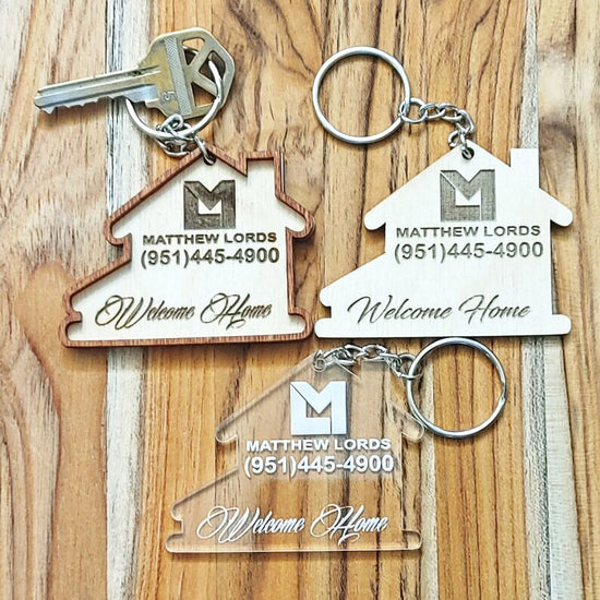 Real Estate Keychains (Set of 3) – Glowforge Shop