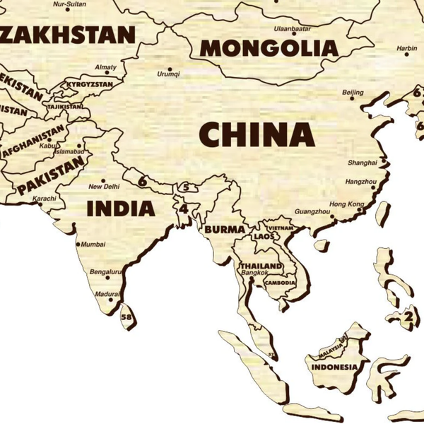 Explorer Puzzle World Map 2 – Glowforge Shop