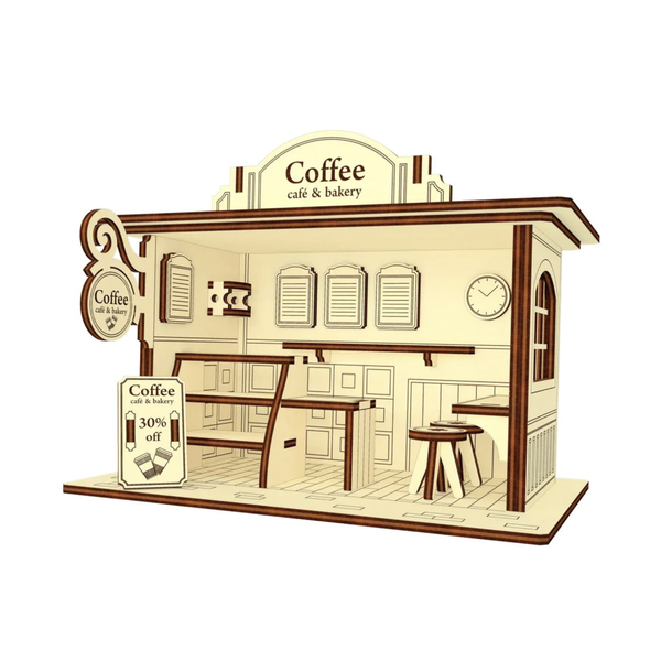 "Coffee - Cafe & Bakery" Miniature – Glowforge Shop