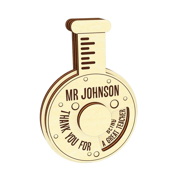 Test Tube - Gift Card For Teacher – Glowforge Shop