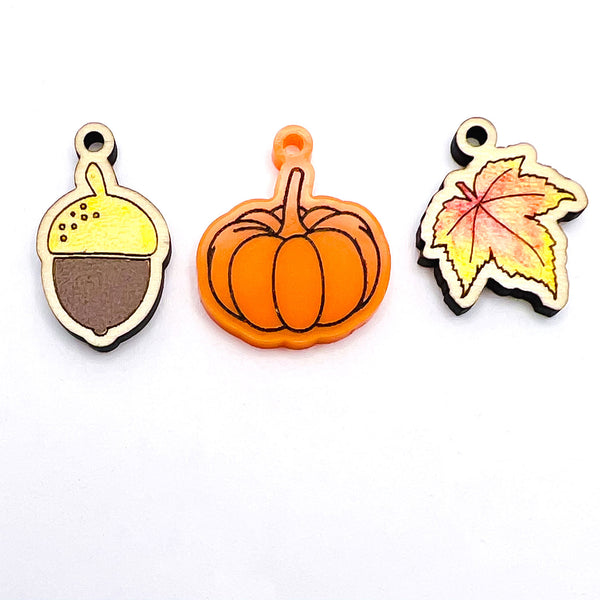 Simple Fall Charms (set of 5) – Glowforge Shop