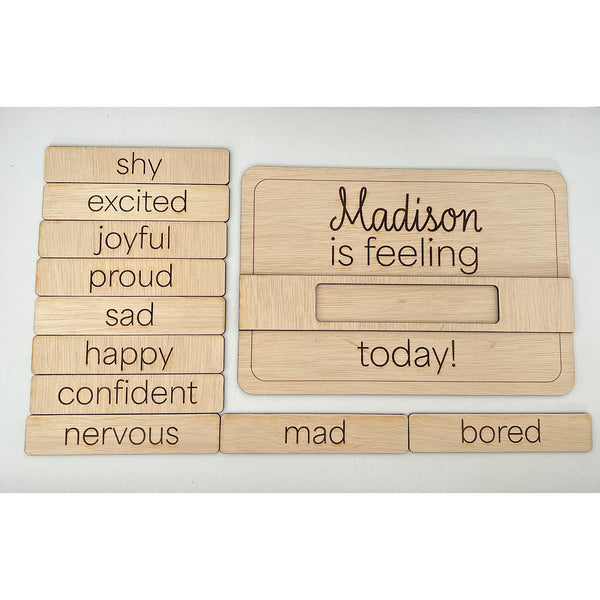 Simple Children's Feelings Chart - Emotions Chart for Kids – Glowforge Shop