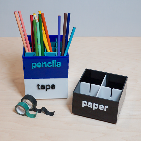 Stackable Storage Box with Dividers – Glowforge Shop