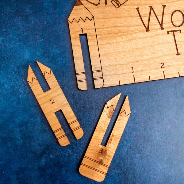 Teacher Themed Freestanding Decorative Sign Version 1 – Glowforge Shop