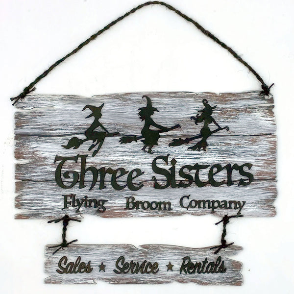 Three Sister Broom Co. Sign – Glowforge Shop