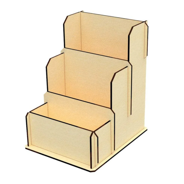 Vertical Storage 3 Compartment – Glowforge Shop