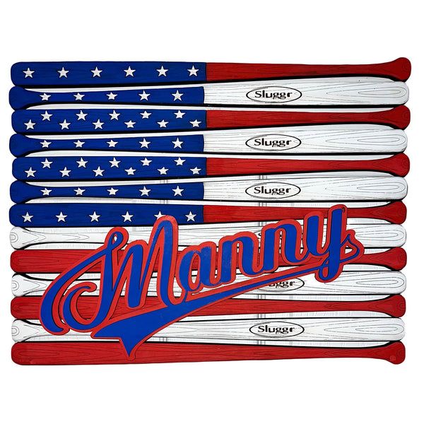 XL Baseball Bat Flag Welcome Sign – Glowforge Shop