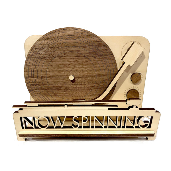 Now Spinning - Vinyl Record Display Stand – Glowforge Shop