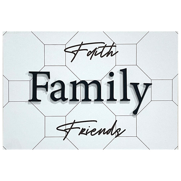 Faith Family Friends House Sign – Glowforge Shop
