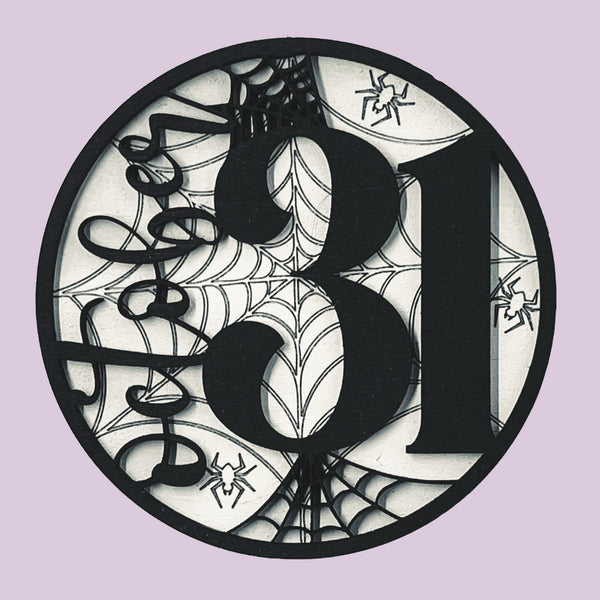 October 31 Layered Spooky Sign – Glowforge Shop